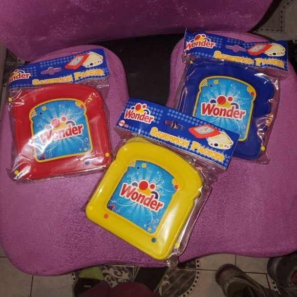 Hostess | Kitchen | Set Of 6 Wonder Bread Sandwich Trinket Boxes New ...